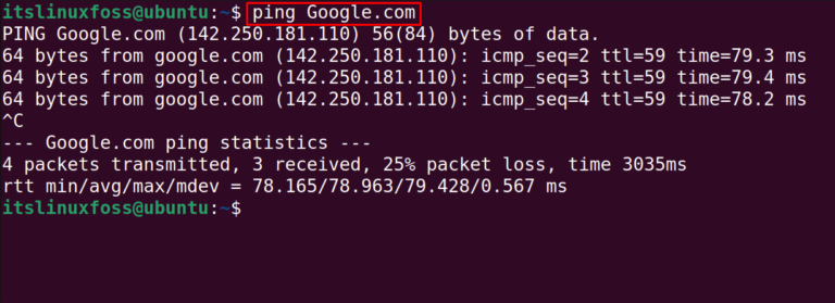 How to Ping Google from Windows or Linux – Its Linux FOSS