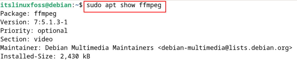 Installing FFmpeg on Debian 12: Two Methods – Its Linux FOSS