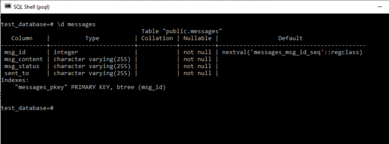 How To Describe A Table In Postgresql Its Linux Foss