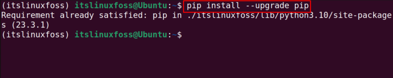How do I Update/Upgrade pip Itself From Inside my Virtual Environment ...