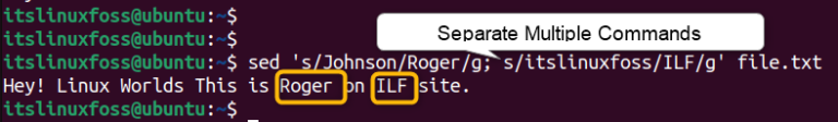 How to Make Multiple Edits with a Single Call to sed? – Its Linux FOSS