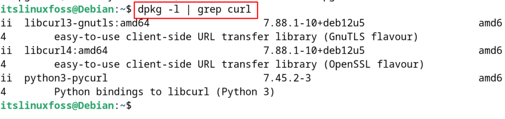 How To Fix Curl Command Not Found” On Debian 12 Its Linux Foss