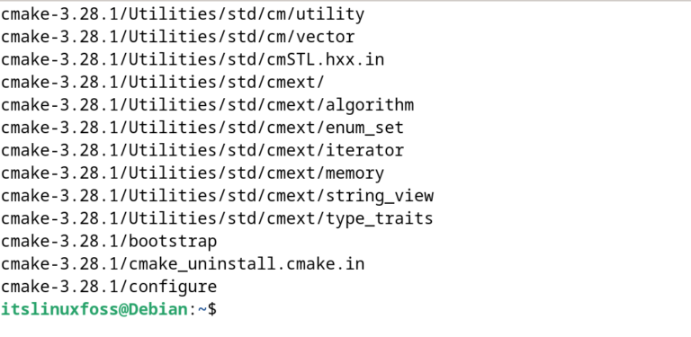 How to Install CMake on Debian 12 – Its Linux FOSS