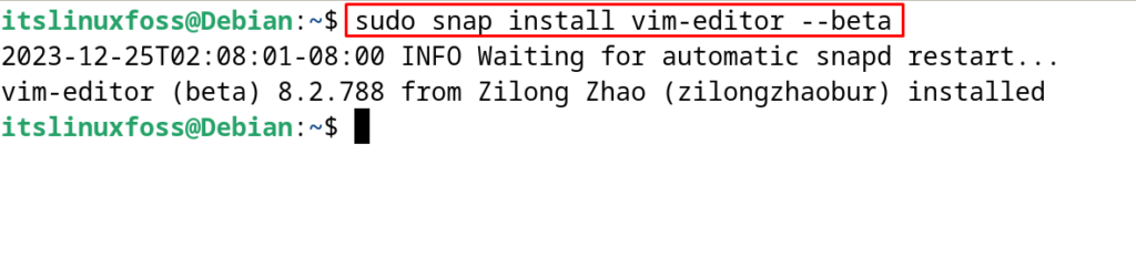 How to Install Vim on Debian 12 – Its Linux FOSS