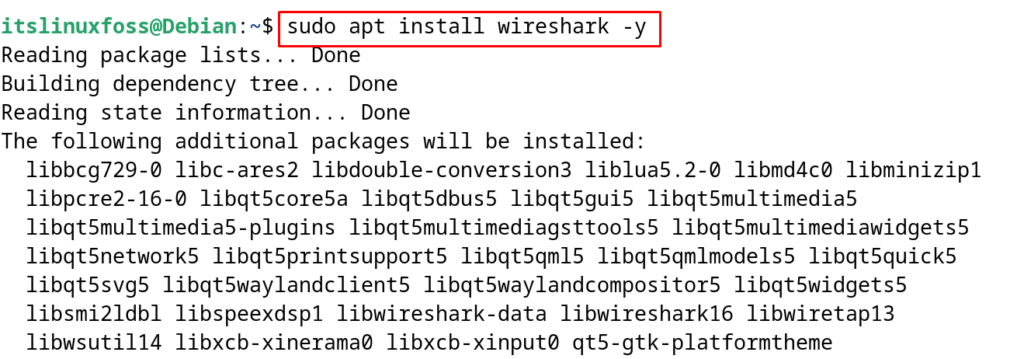 How to Install Wireshark on Debian 12 – Its Linux FOSS