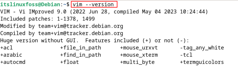 How to Install Vim on Debian 12 – Its Linux FOSS