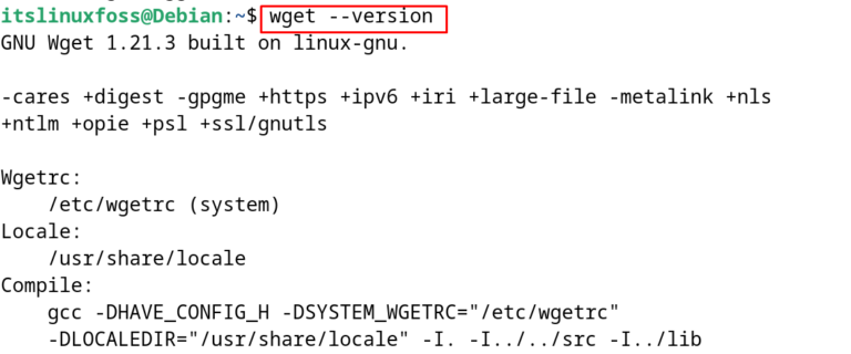 How To Install The Wget Command In Debian 12 Its Linux Foss