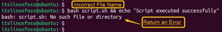 And Ampersand Operator And Andand And Operator In Linux Command Its Linux Foss