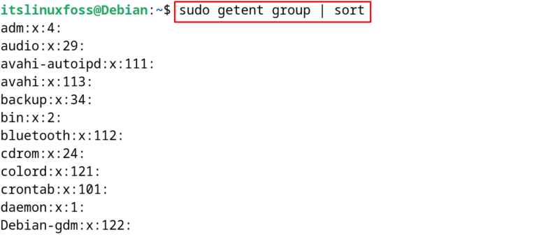 How to List Groups on Debian 12 – Its Linux FOSS