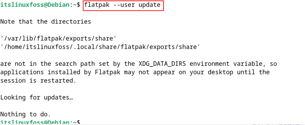 How to Install and Use flatpak on Debian 12 – Its Linux FOSS