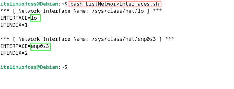 How to List Network Interfaces on Debian 12 – Its Linux FOSS