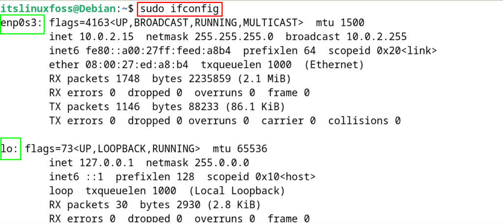 How To List Network Interfaces On Debian 12 Its Linux Foss