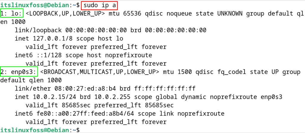 How to List Network Interfaces on Debian 12 – Its Linux FOSS