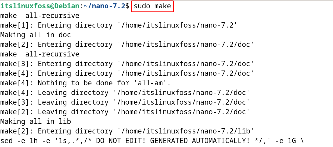 How to Install Nano on Debian 12 – Its Linux FOSS