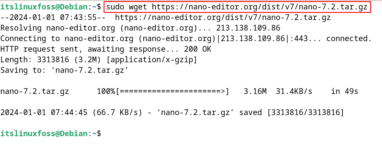 How to Install Nano on Debian 12 – Its Linux FOSS