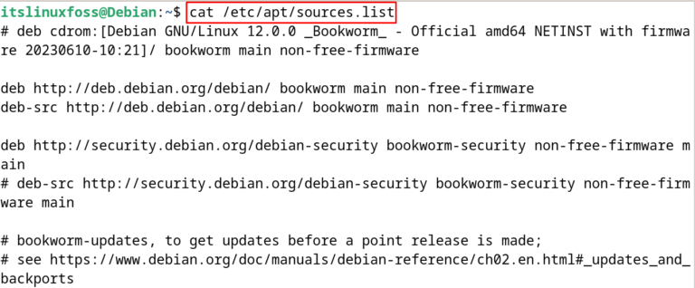 How to Remove a Repository on Debian 12 – Its Linux FOSS