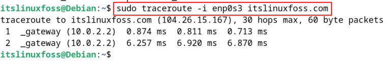 How to Use traceroute on Debian 12 – Its Linux FOSS
