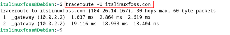 How to Use traceroute on Debian 12 – Its Linux FOSS