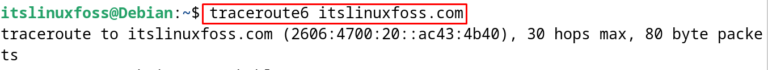 How to Use traceroute on Debian 12 – Its Linux FOSS