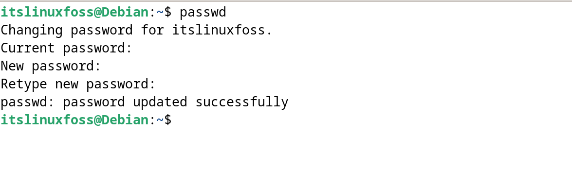 How to Change a Password on Debian 12 – Its Linux FOSS