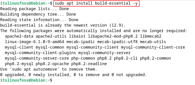 How to Install Development Tools on Debian 12 – Its Linux FOSS