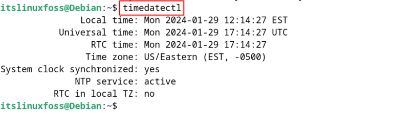 How to Sync Time on Debian 12 – Its Linux FOSS