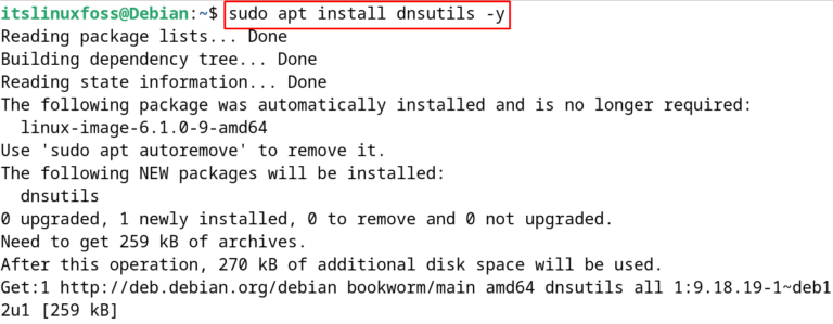 How To Install And Use Dig Command On Debian 12 Its Linux Foss