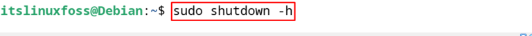 How to Use the Shutdown Command on Debian 12 – Its Linux FOSS