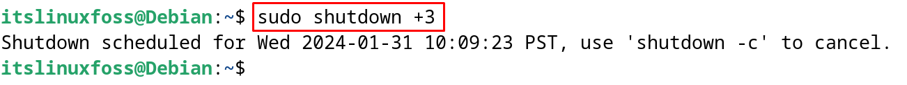How To Use The Shutdown Command On Debian 12 Its Linux Foss