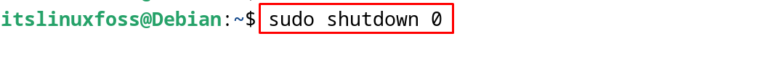 How to Use the Shutdown Command on Debian 12 – Its Linux FOSS
