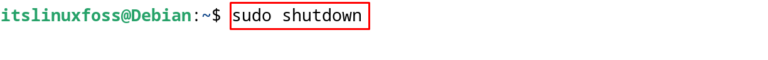 How to Use the Shutdown Command on Debian 12 – Its Linux FOSS