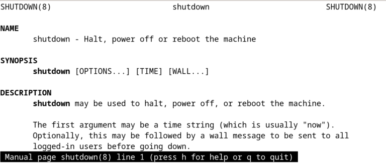 How To Use The Shutdown Command On Debian 12 Its Linux Foss