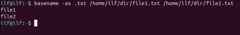 How to Use Bash basename Command to Extract Filenames