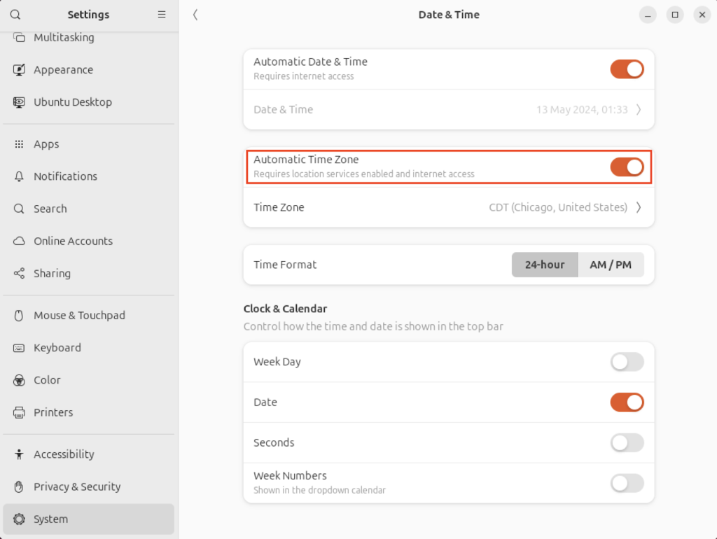 How to Set or Change Timezone on Ubuntu 24.04