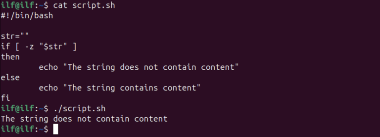 How to Check if the String is Empty in Bash – Its Linux FOSS