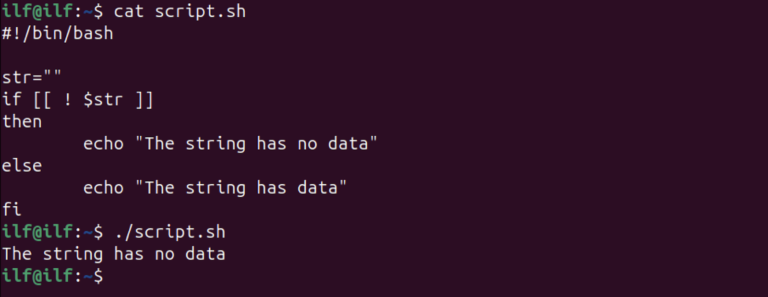 How to Check if the String is Empty in Bash – Its Linux FOSS