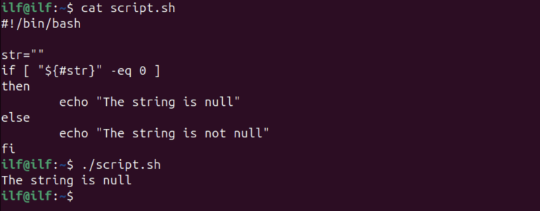 How To Check If The String Is Empty In Bash Its Linux Foss